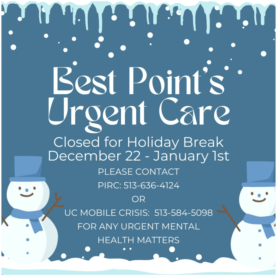 Urgent Care – Pediatric Mental Health - Best Point